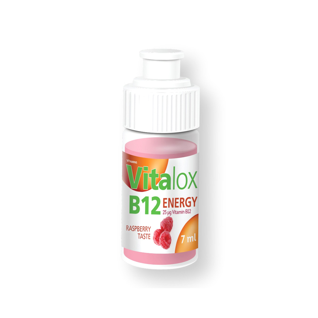 Healthera Vitalox B12 Energy-1Serv.-7Ml.Raspberry | Maxmuscle Elite